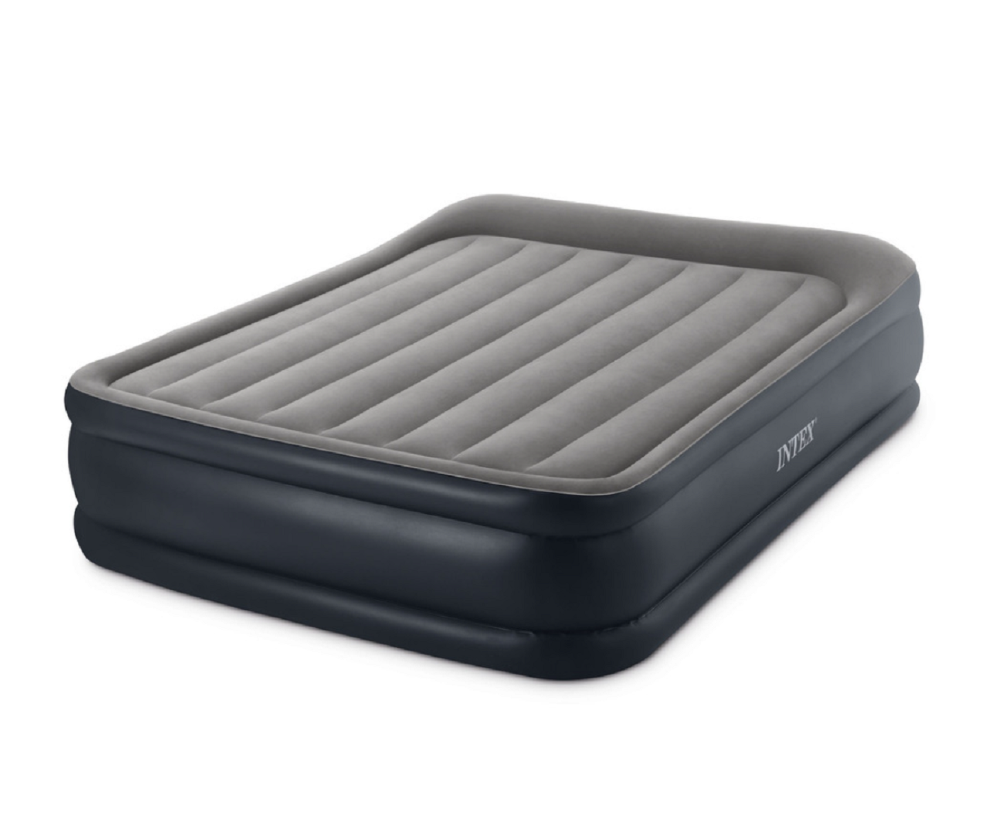 Надувная кровать двуспальная Intex Deluxe Pillow Rest, встроенный насос 220 В