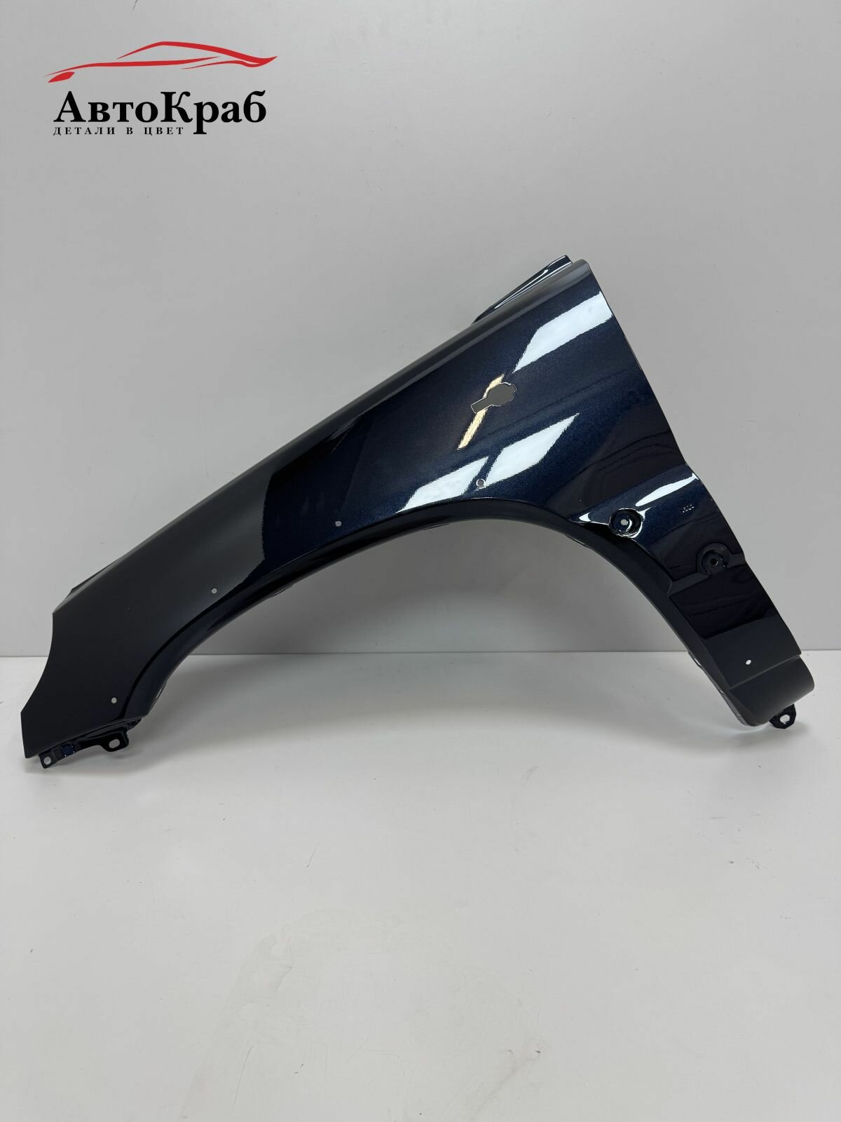 Крыло переднее левое в цвет для Шевроле Нива рестайлинг 2009 - 2020 г. 490 - астероид темно синий