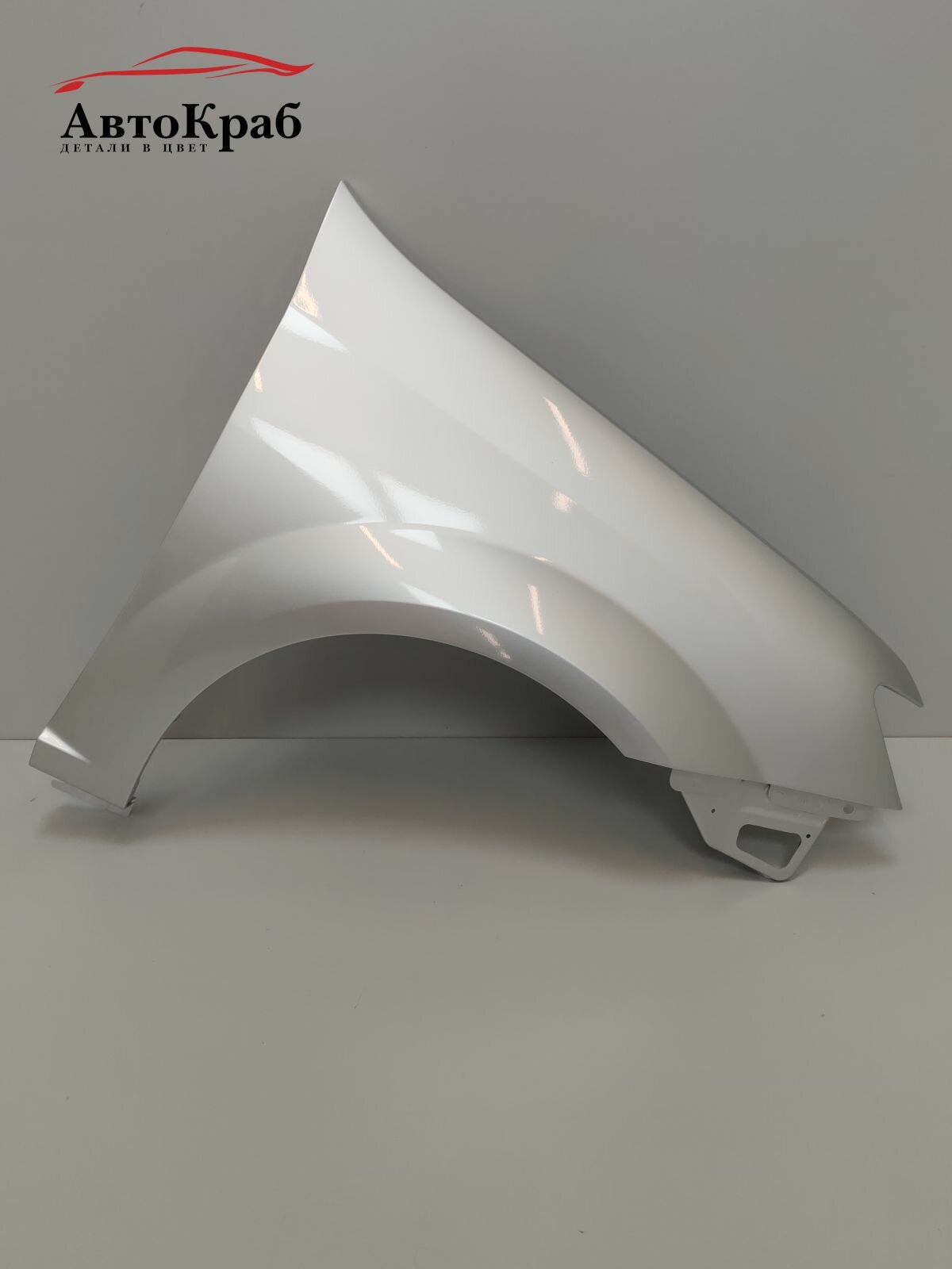Крыло переднее правое в цвет для Lada Ларгус FL рестайлинг 2021 - 2025 г. 691 - платина, серебристый