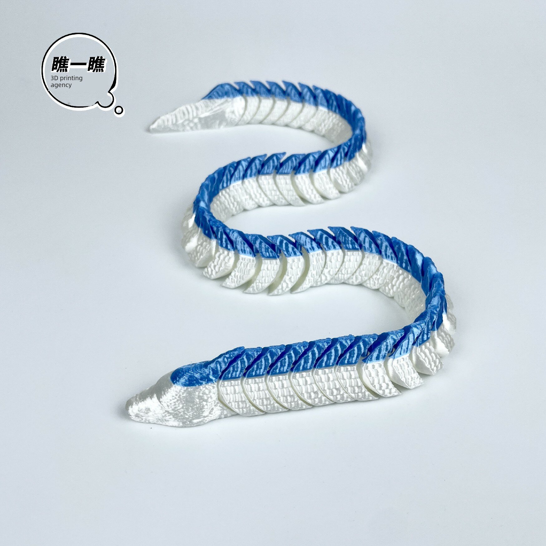 3D-печатная реалистичная модель электрического угря с подвижными суставами, игрушка, украшение, декор, реквизит для