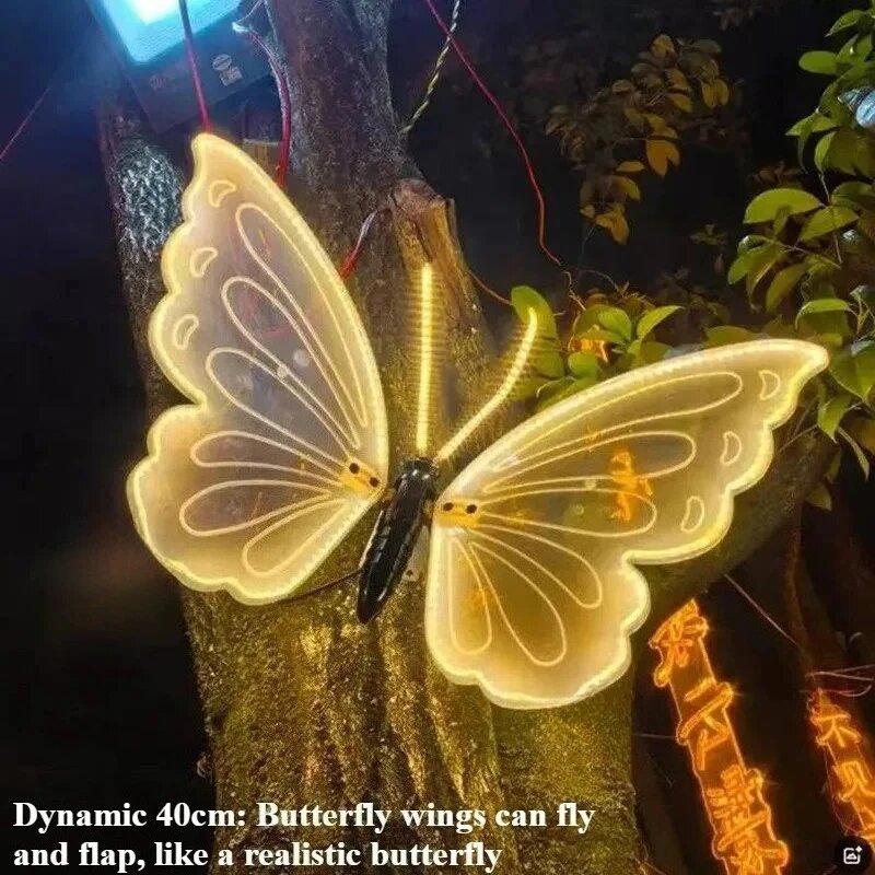 Огни-бабочки "Dynamic", 40 см, автоматическое раскачивание, IP65