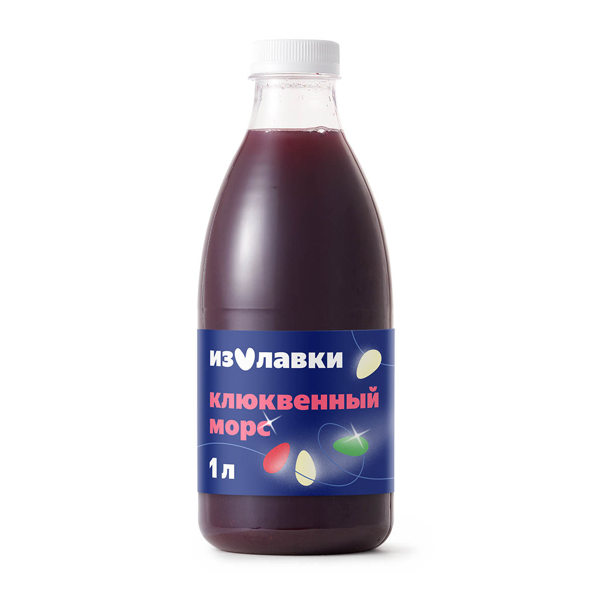 Морс "Из Лавки", клюквенный, в пластиковой бутылке, объём 1 л