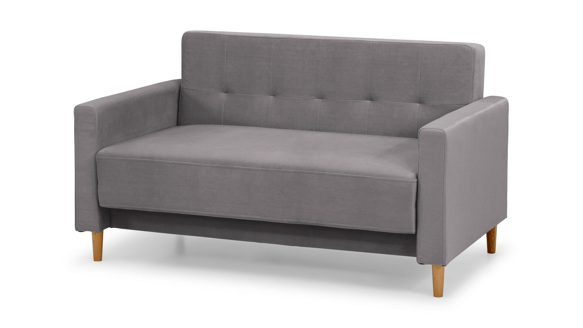 Диван Топ Лайт Velutto 19 NOW 140x87x82 см, серый Велютто, выкатной Фиеста