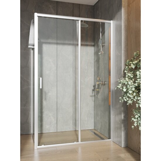 Душевой уголок Orange E23-12080TCR без поддона 120х80, стекло прозрачное