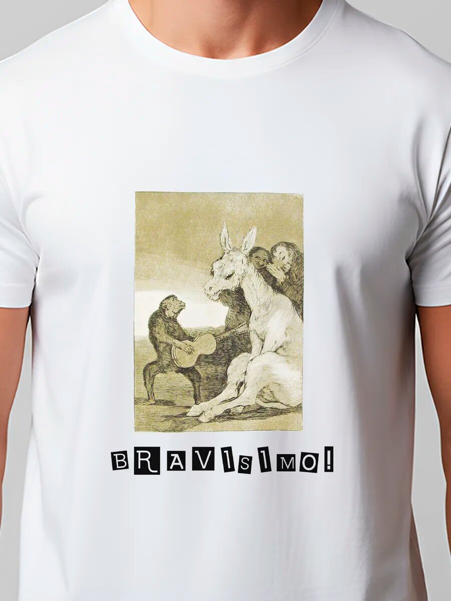 Футболка PRINTSHOT, 1 шт., размер 2XL, белый