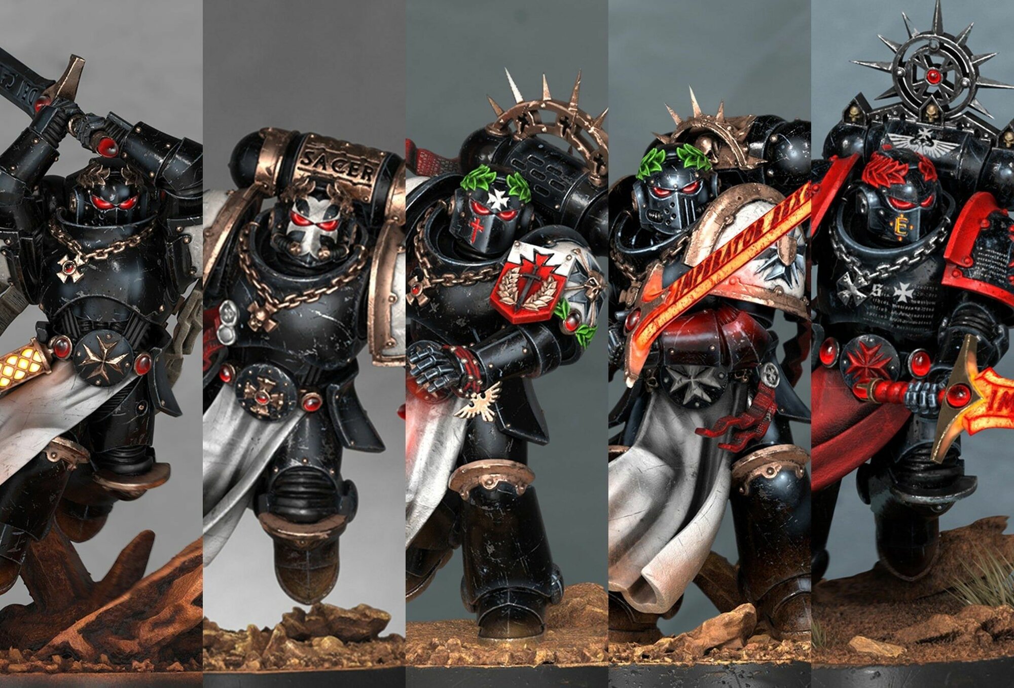Black Templars. Чёрные Темплары. Warhammer 40.000