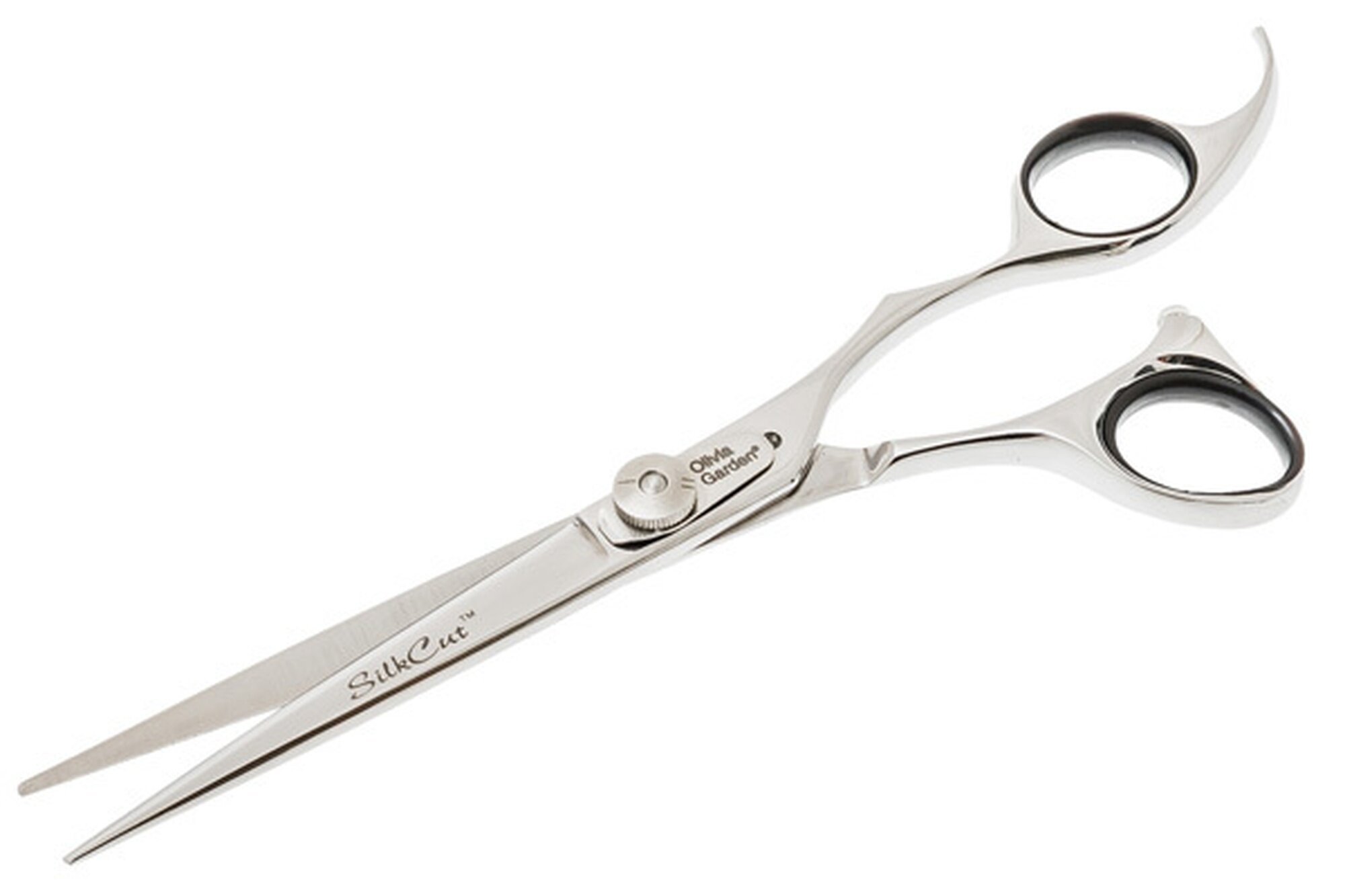 Ножницы Olivia Garden SilkCut 6,5, прямые, нержавеющая сталь, эргономичные, серебристые