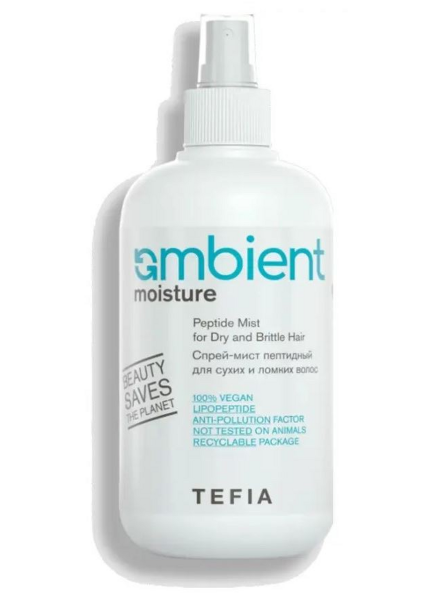 Спрей-мист Tefia Ambient Moisture Peptide Mist пептидный для сухих и ломких волос, 250 мл
