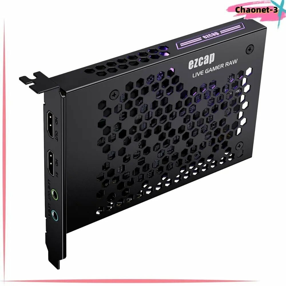 Плата захвата ezcap324B Live Gamer Raw, 4K HDR, для записи видео и трансляций