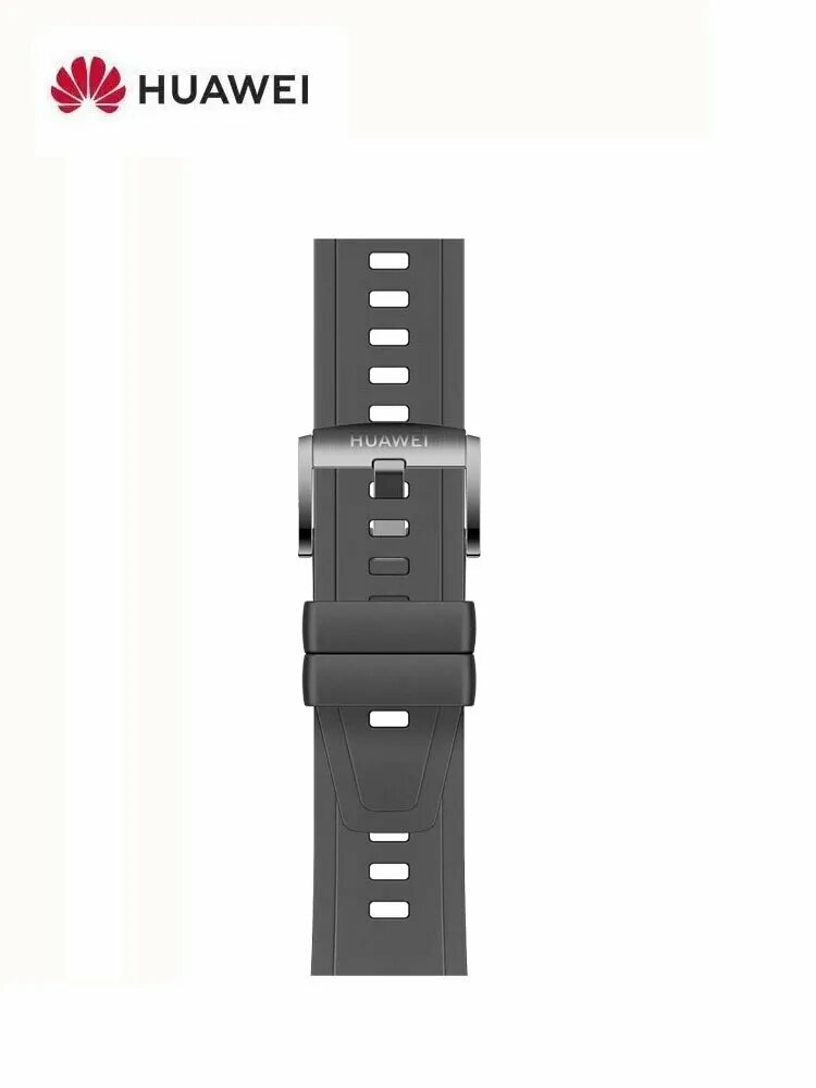 Ремешок Huawei Easyfit для серийных часов Huawei GT, Фторкаучук, Еловый , Черный