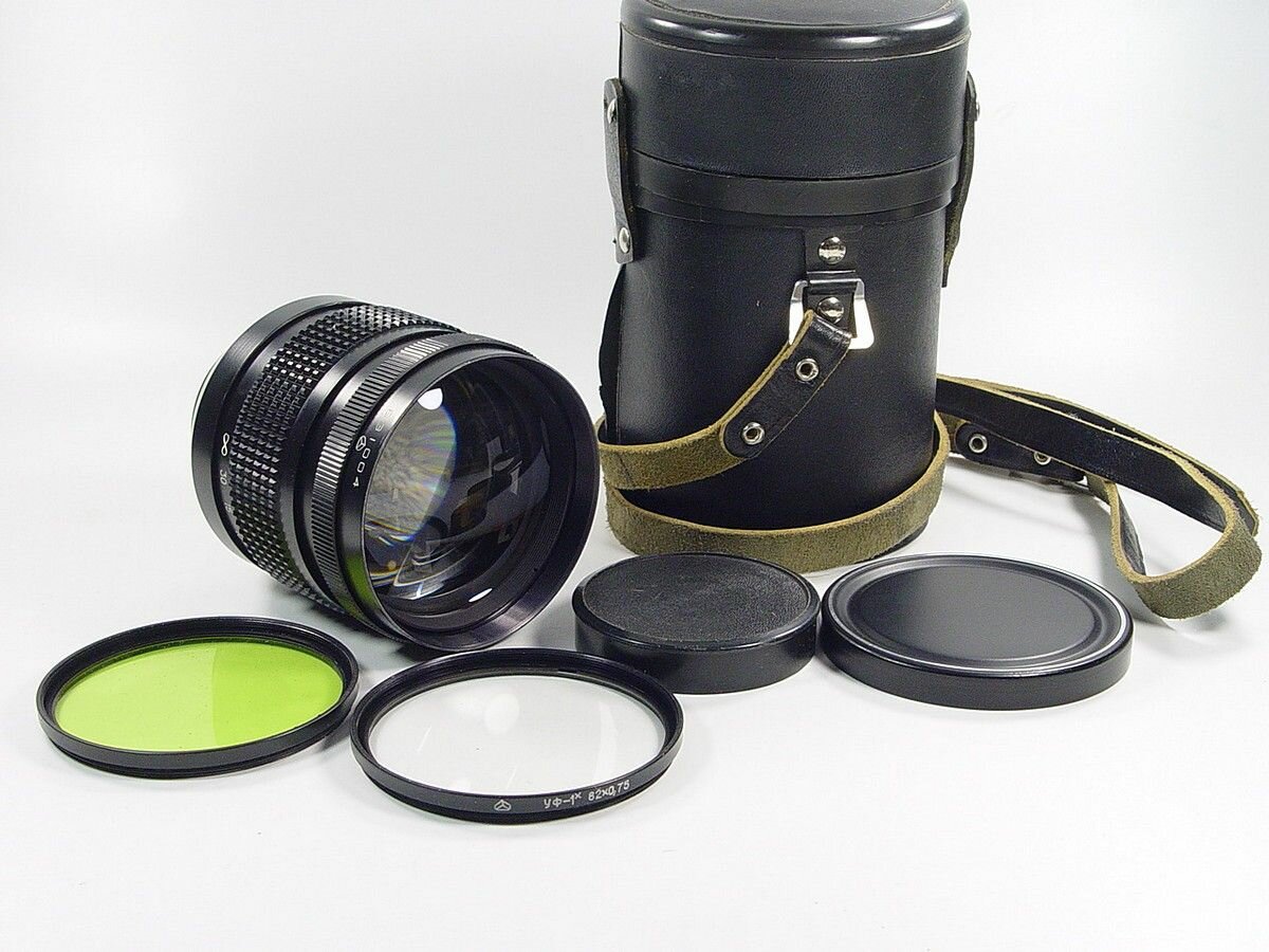 Среднеформатный портретный объектив Калейнар-3Б 2.8 150мм для камер Киев-60 и Pentacon six.