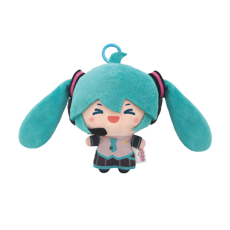 Плюшевая игрушка-брелок унисекс Spiritual Creations Hatsune Miku-Ponytail Shake Shake Plush-Smiling Style, 13 см