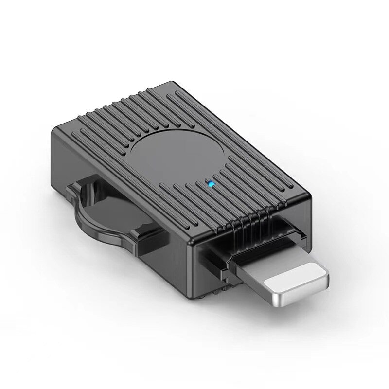 Адаптер OTG Apple iPhone Lightning USB 3.0 Высокая скорость с голубым покрытием для мобильных устройств
