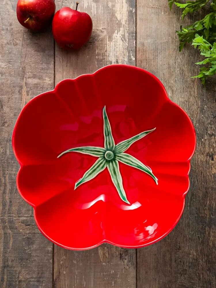 Bordallo Pinheiro Салатник "Томат" 1 шт красный