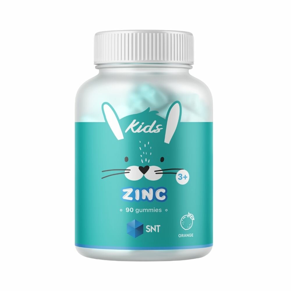 SNT Kids Zinc Orange/ СНТ Цинк кидс со вкусом апельсина, жевательные таблетки по 3 г N 90
