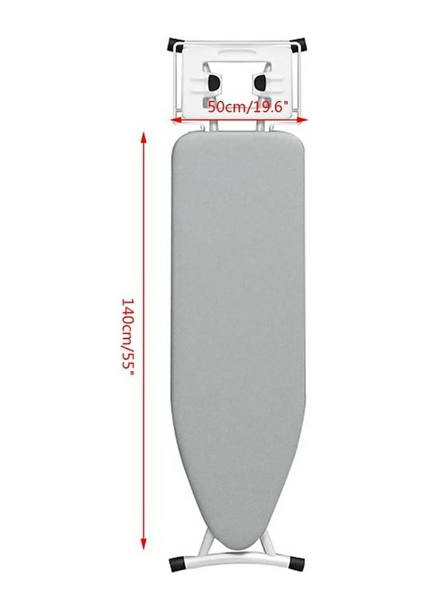 Домашняя универсальная полиэстеровая покрытая серебром тканевая чехол для утюга, двойной слой, высокотемпературный неисчезающий, 140*50 см, 1 штука