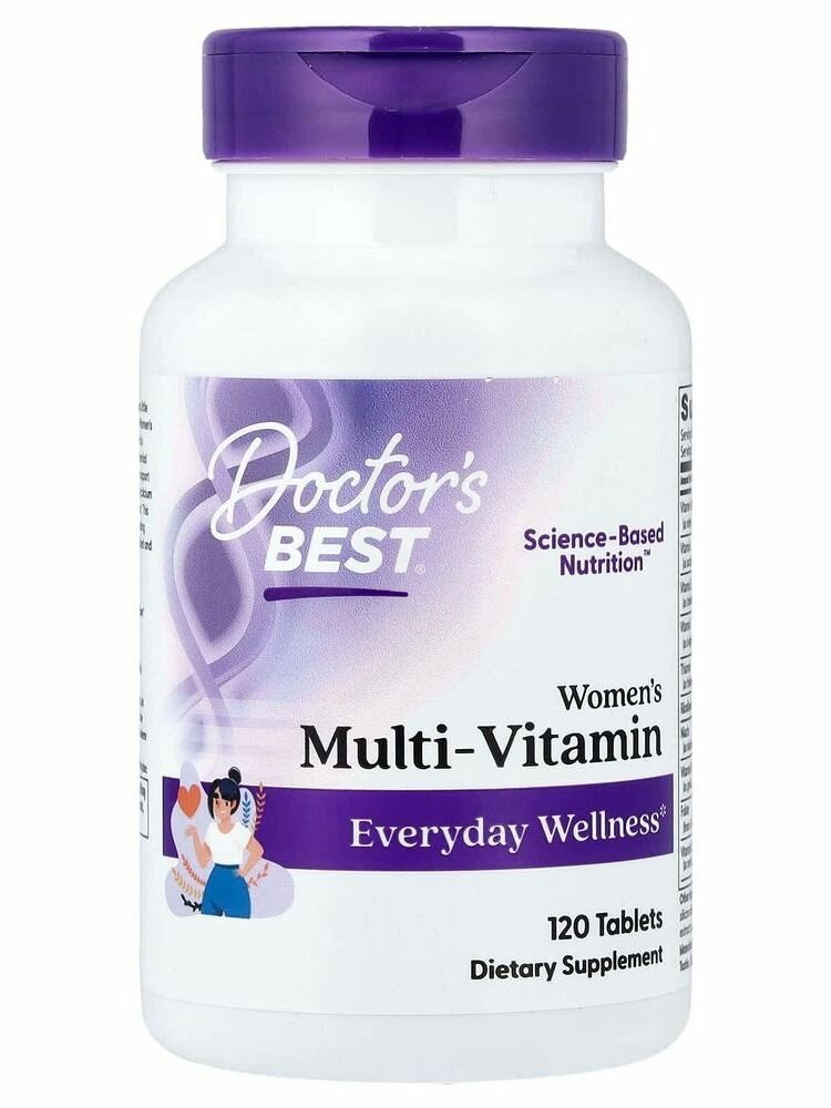 Мультивитамины для женщин, 120 таблеток, Doctor's Best