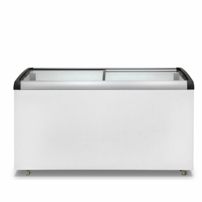 Морозильный ларь Бирюса CF50, белый/серебристо-черный