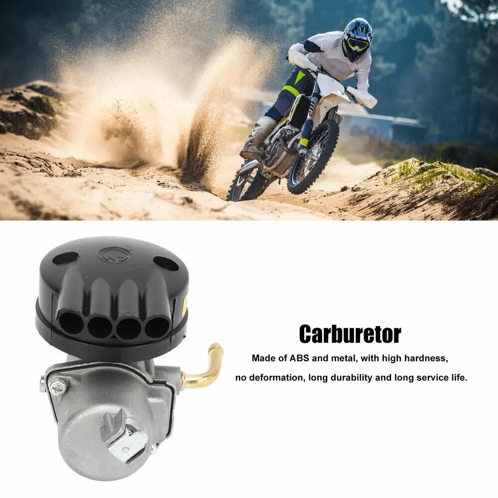 Карбюратор + трос газа для 2-тактного двигателя 49cc 80cc ATV UTV картинг мотоцикл