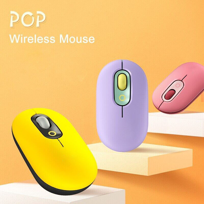 [Good LIFE] UTHAI POP Cartoon Mini Bluetooth беспроводная мышь подходит для ноутбука планшета 0fficeМногоэкранная работа