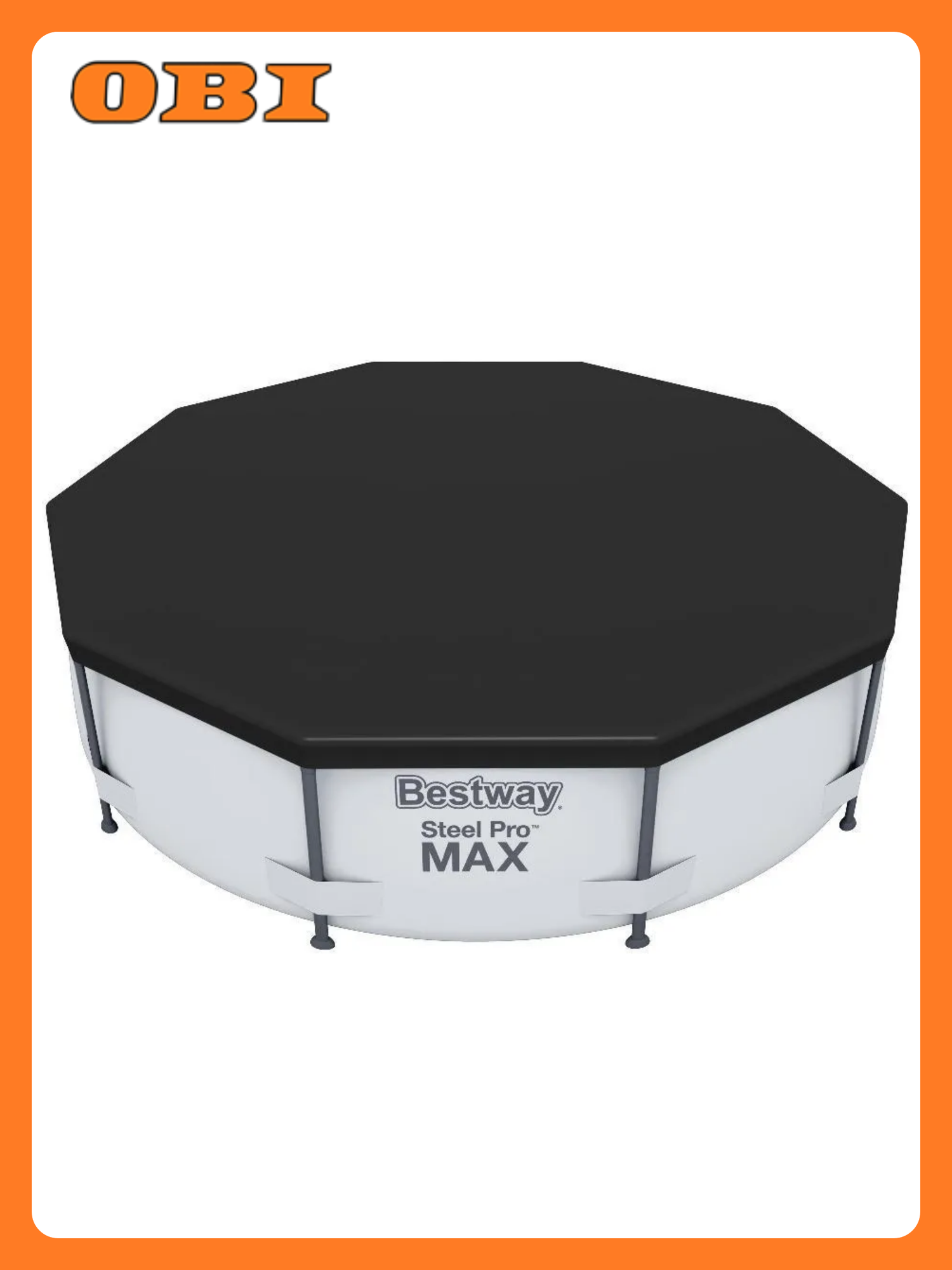 Тент для бассейна Bestway, для каркасных, полиэтиленовый, d305