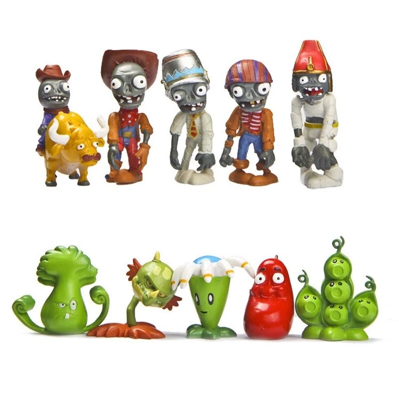 Фигурки Plants vs Zombies PVZ, ПВХ, 10 шт. Style 5
