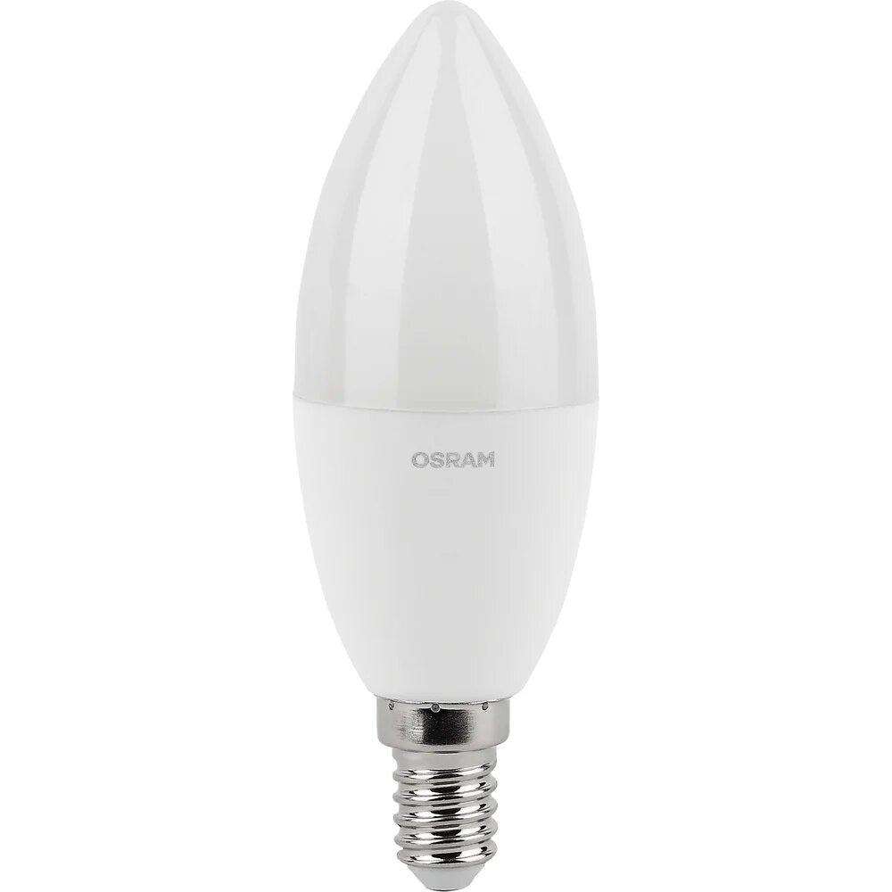 Светодиодная лампа OSRAM LED Value, B, E14, 800Лм, 10Вт, замена 75Вт, 6500К, холодный белый свет