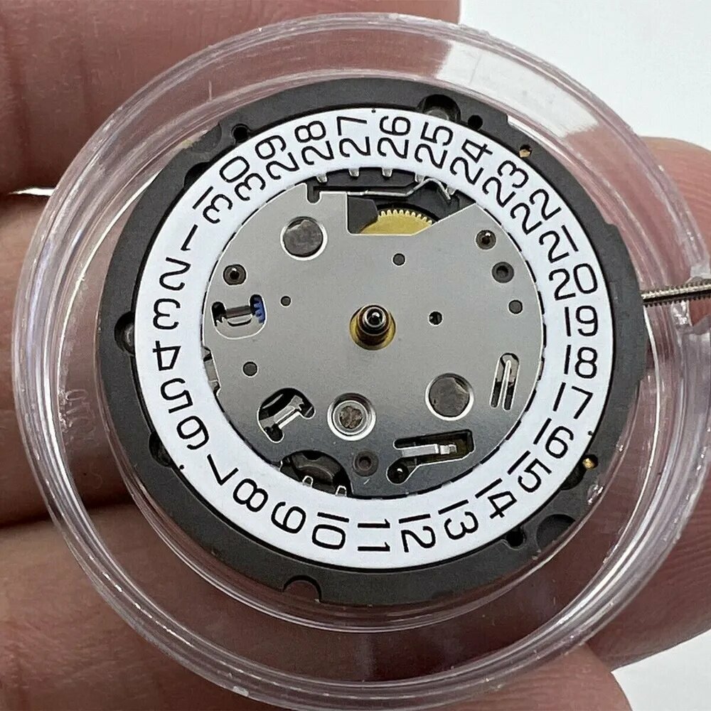 Часы ETA G15.211 кварцевый швейцарский механизм 3 стрелки дата 4