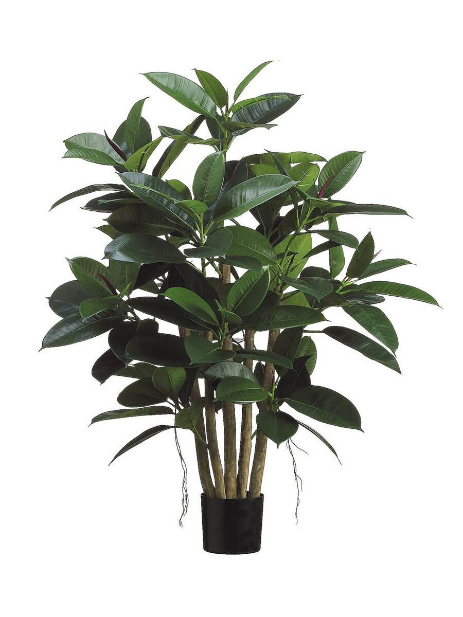 Искусственное дерево Фикус Эластика Принцесса Шарлен мини 100см