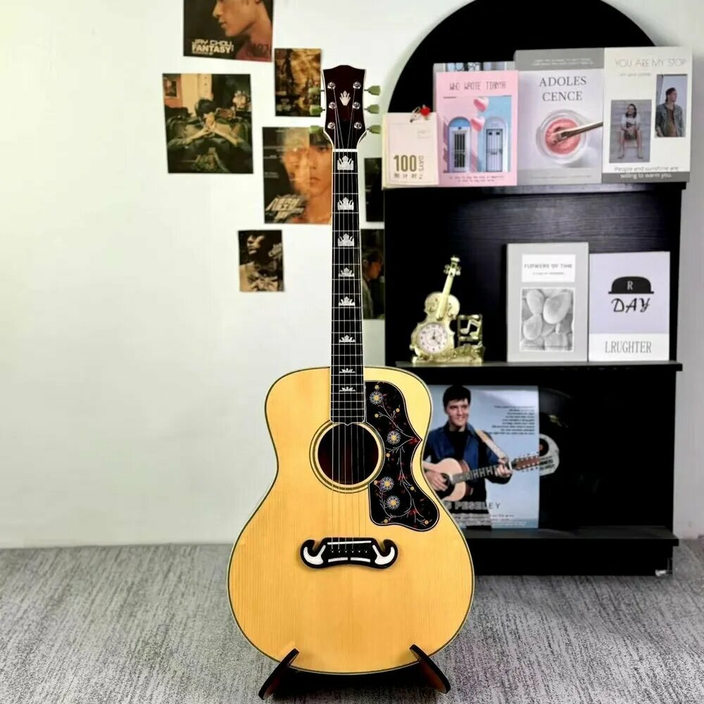 Акустическая гитара Электроакустическая 大G (EQ) 6-струнная, корпус Ель