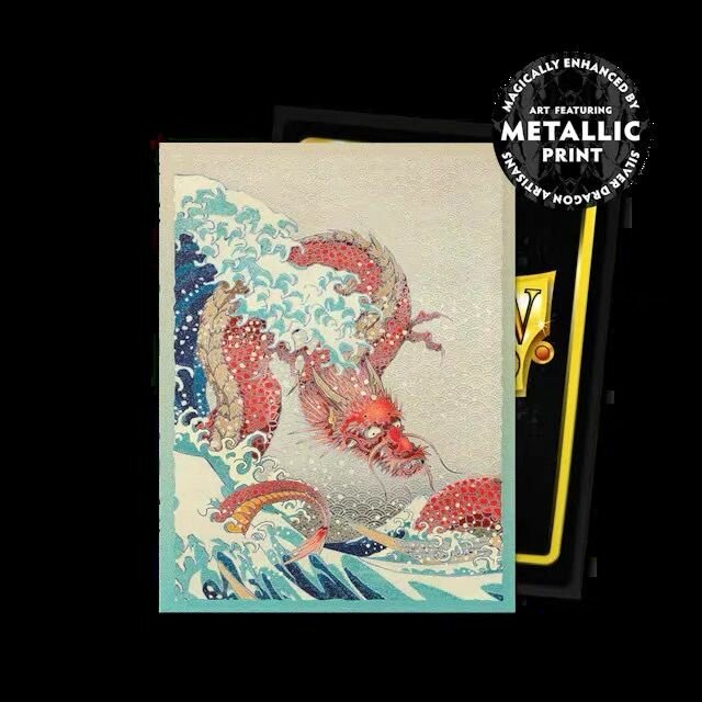 Специальное издание набора карт Dragon Shield 25th Anniversary, Канагава. Новое издание. Подходит для Magic the Gathering, размер Pokemon