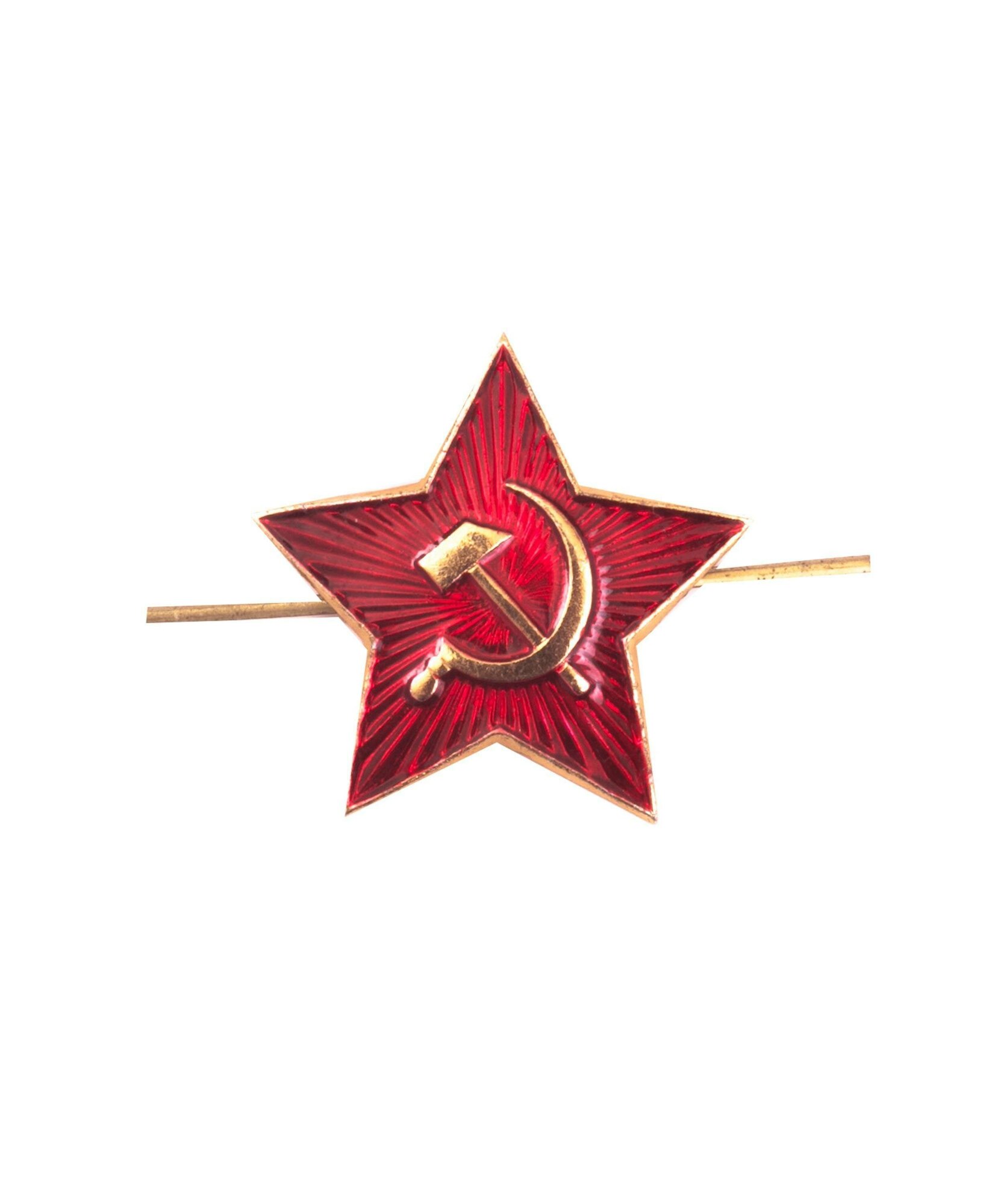 Кокарда звезда советской армии 23 мм.
