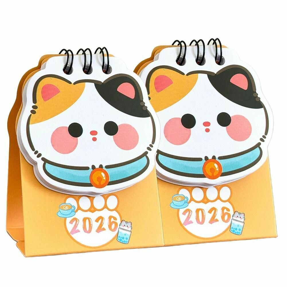 Новогодний календарь Cartoon Cat на 2026 год