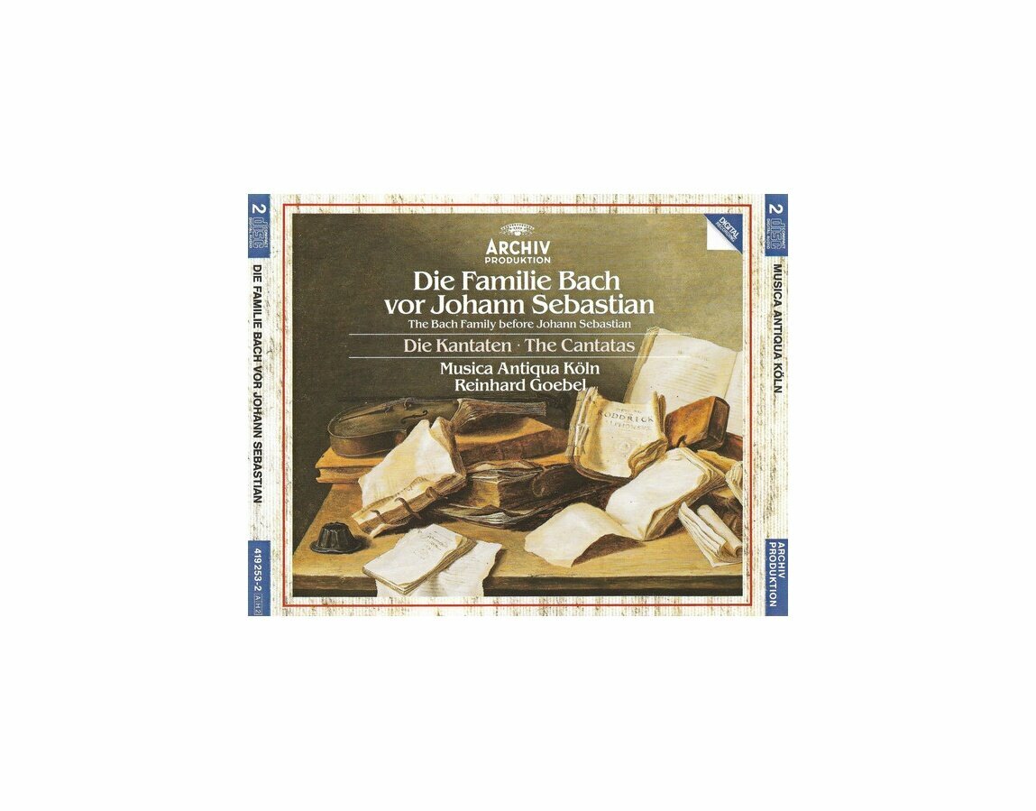 Диск Reinhard Goebel & Musica Antiqua Koln & Rheinische Kantorei: Bach Family Before J.S. Bach (2 CD)