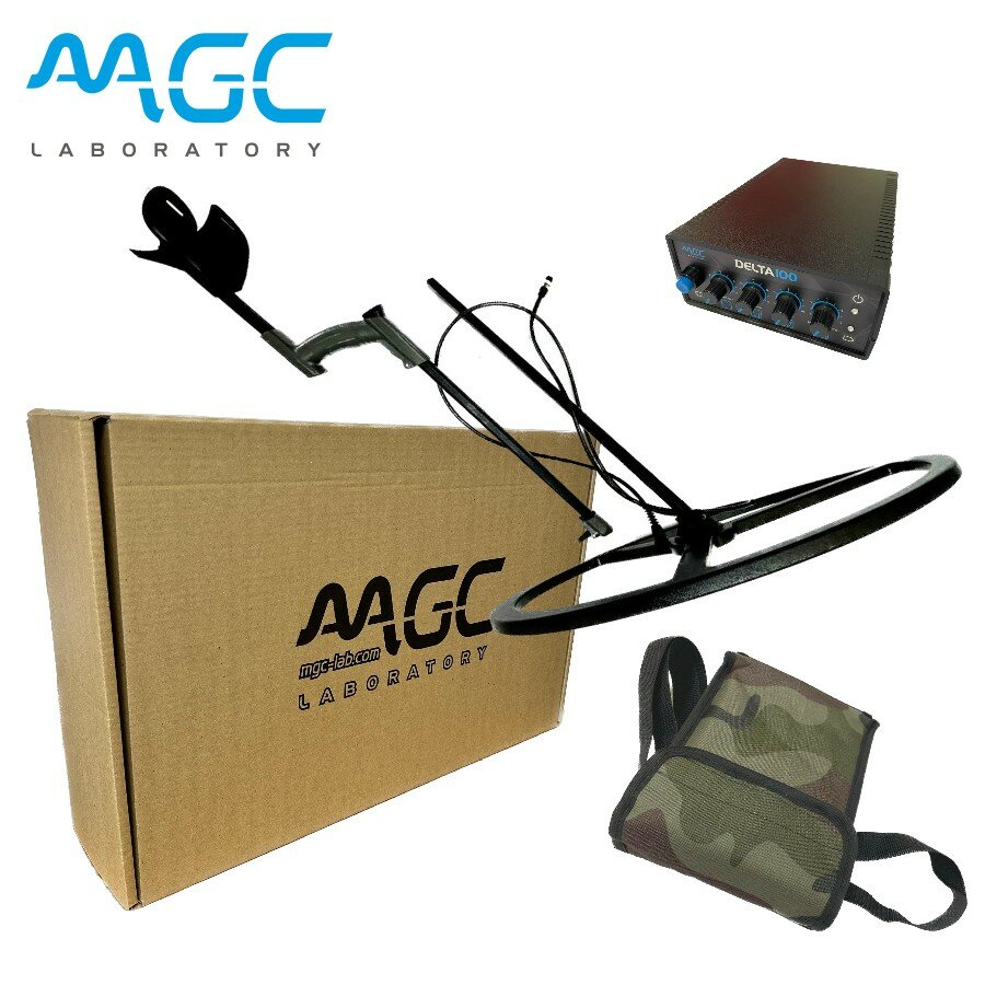 Импульсный металлоискатель глубинный Magic Lab Delta 100 (катушка 60х40 см)