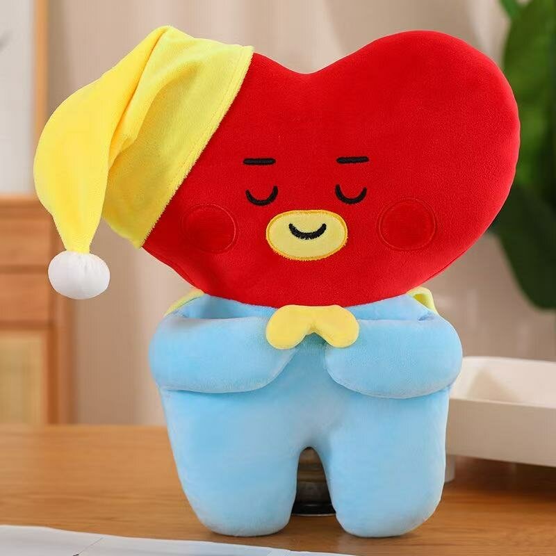 Мягкая плюшевая игрушка-кролик BTS, очень милая, 25 см.