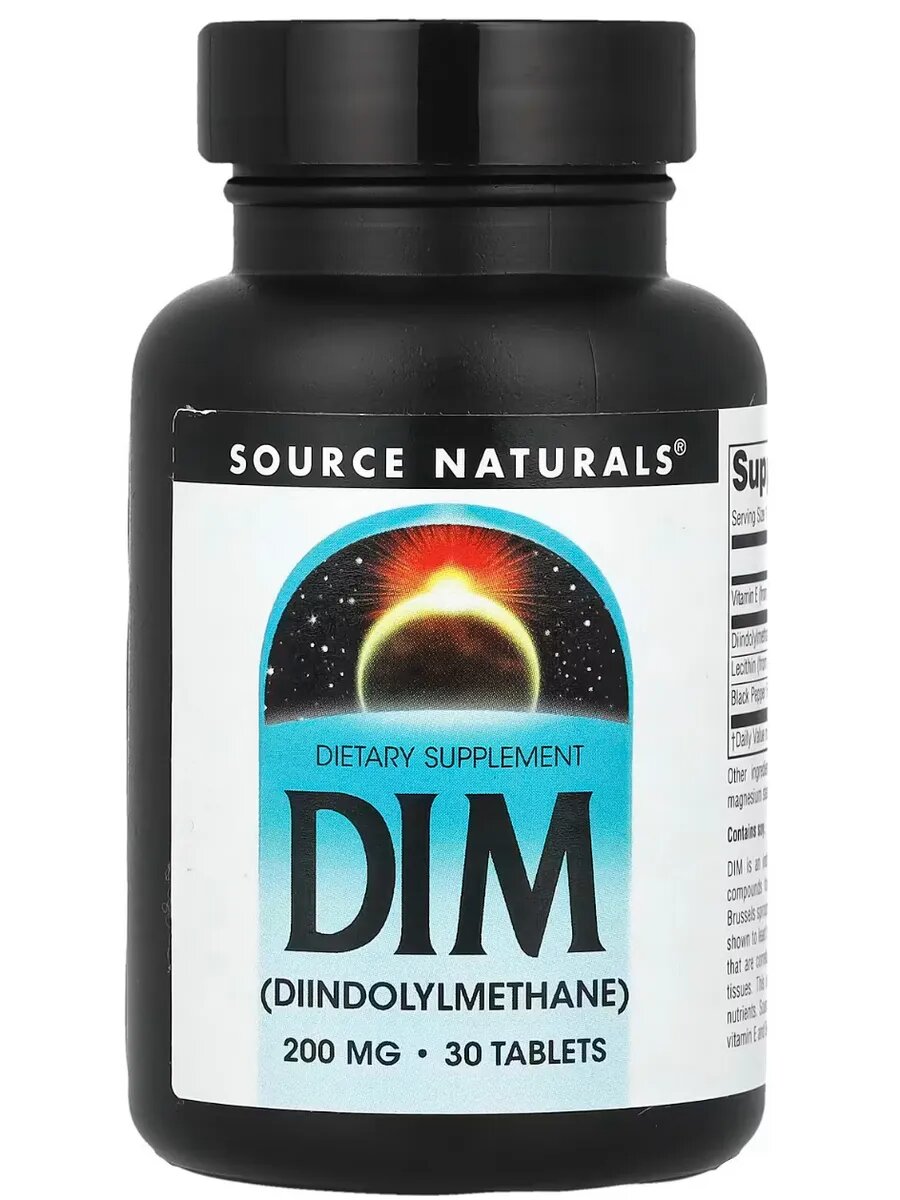 DIM Source Naturals DIM 200 mg 30 tab