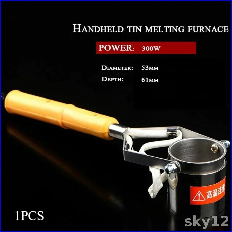 Мощная ручная печь для плавления олова мощностью 300500 Вт для ремонта проволоки и лужения