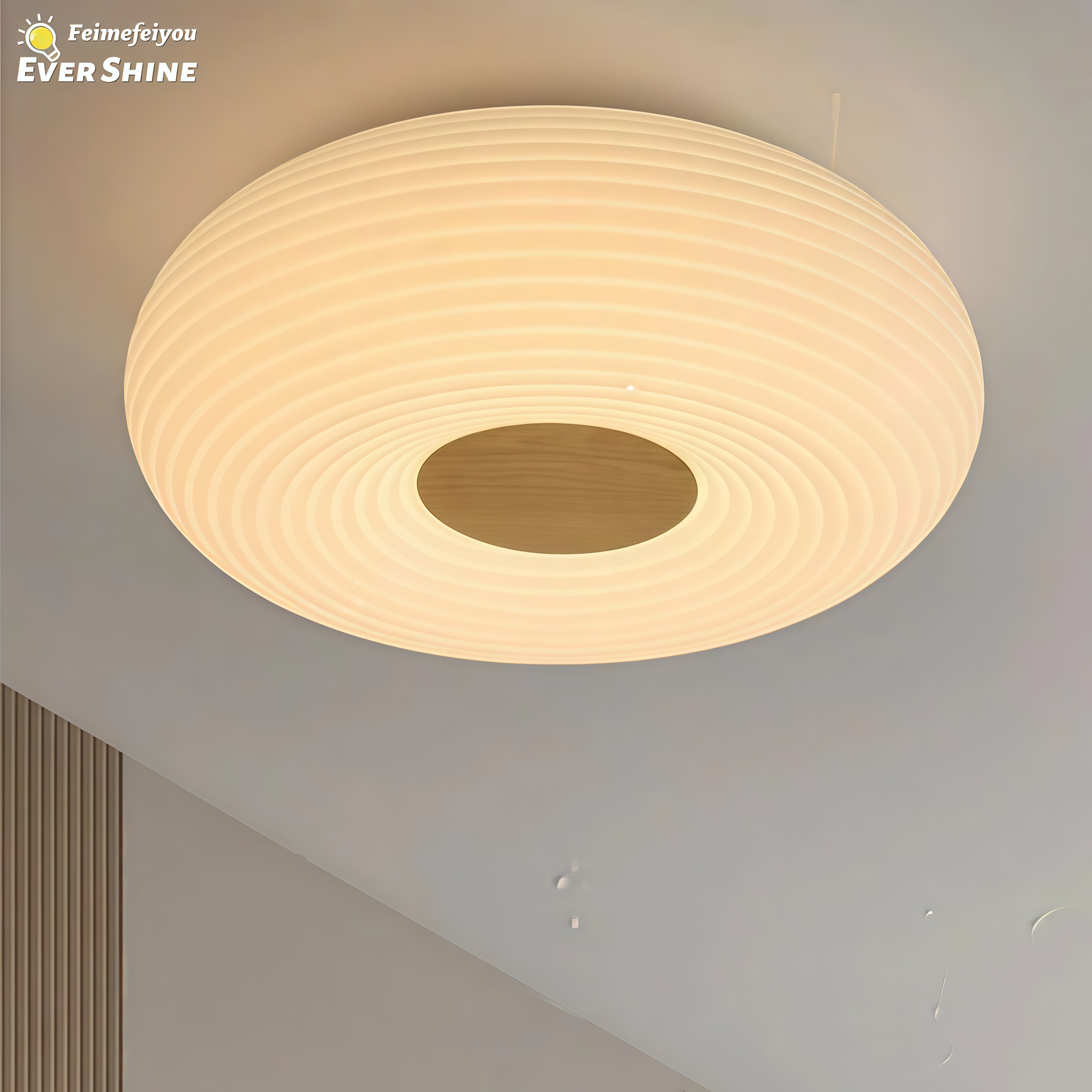 Потолочный светильник Feimefeiyou 3 цвета света 12Вт, A style26cm, White Light