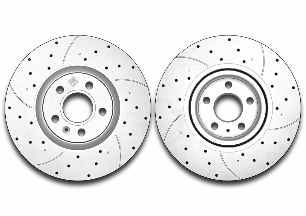 Тормозной диск Gerat F241P (передний) Platinum для а/м GEELY TUGELLA/VOLVO S60, S90, XC40, XC60 (322 мм)