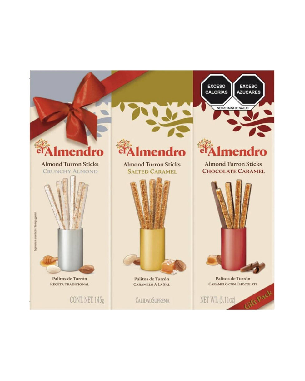Ассорти из 3 видов палочек туррона El Almendro 145г x 1шт
