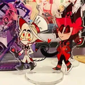 Акриловая фигурка Alastor & Vox Hazbin Hotel, цвет 2