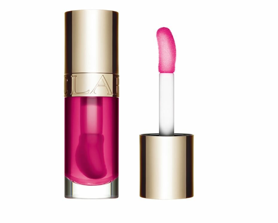 Clarins масло-блеск для губ Eclat Minute Instant Light Lip Comfort Oil, 02 Raspberry
