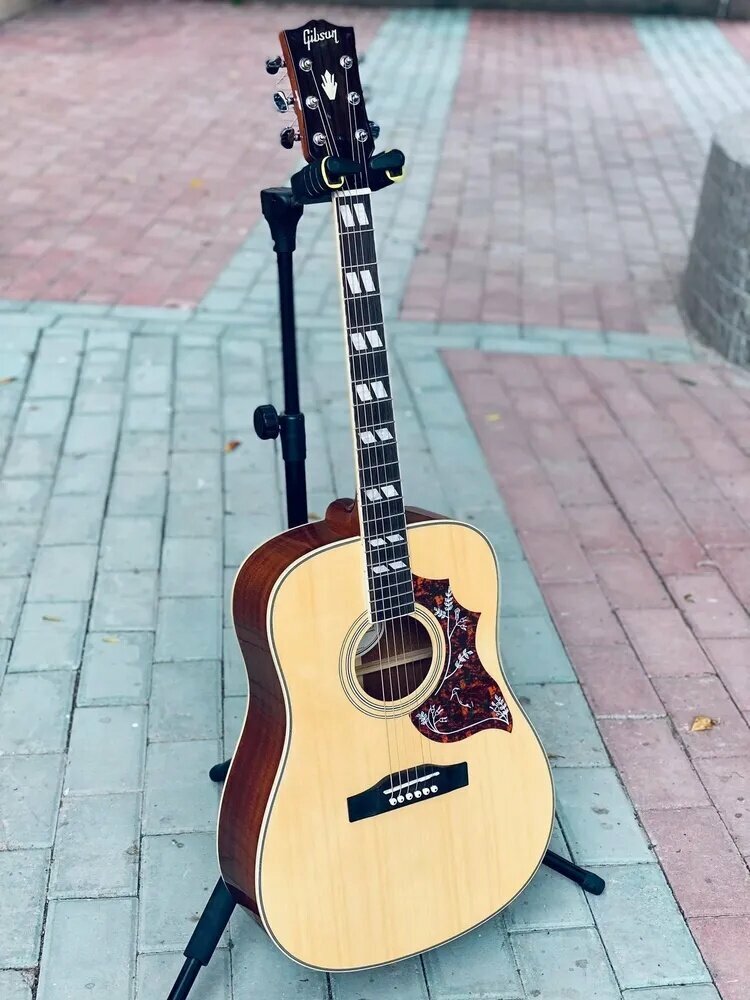 Акустическая гитара gibso трансакустическая гитара 6-струнная, корпус Красное дерево 41"