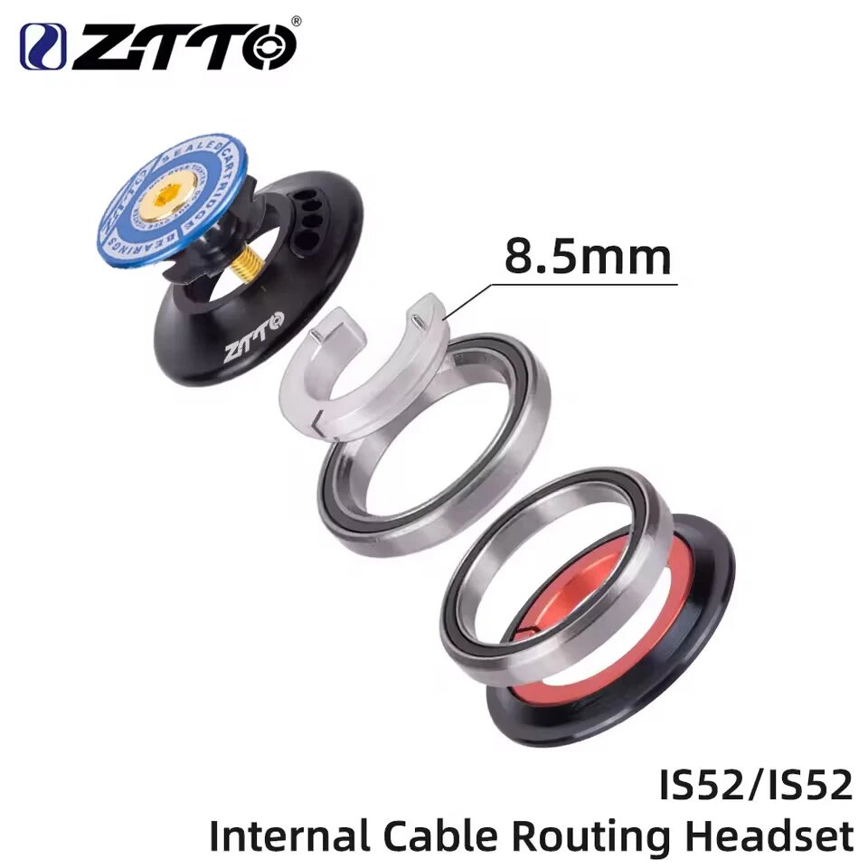 ZTTO Велогарнитура IS52 Internal Cable Routing Blue