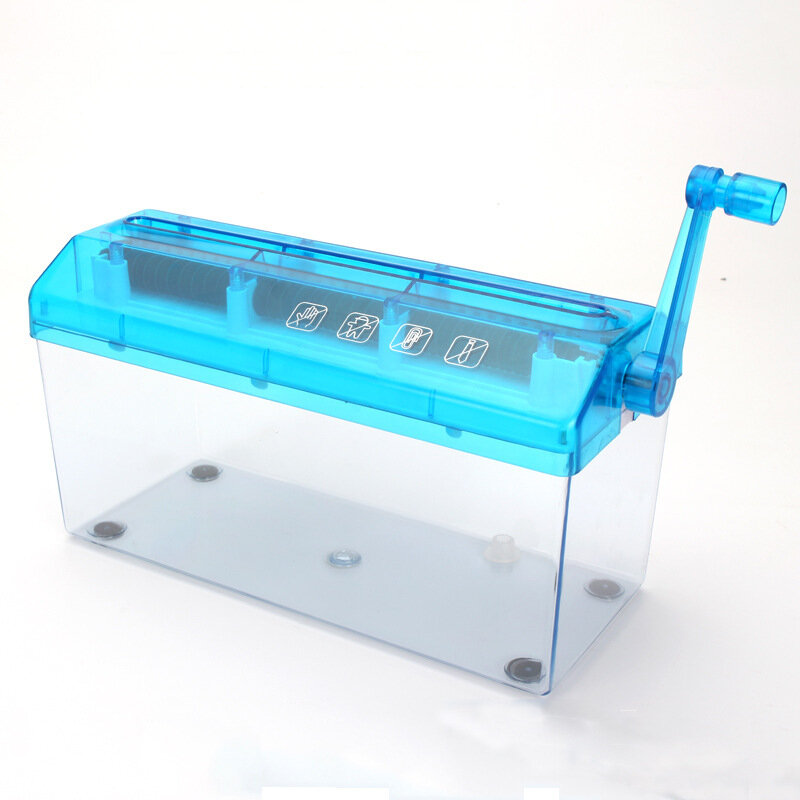 Ручной шредер A4, маленький шредер для полосок, финансовые документы, продвинутая конфиденциальность, офисные файлы, настольный портативный мини