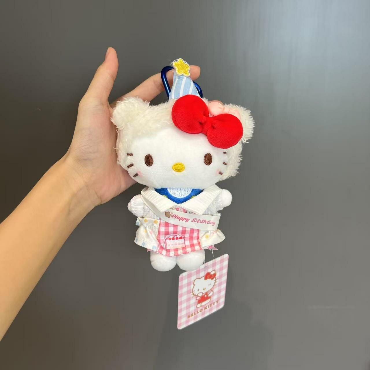 Настоящий апельсиновый шеф-повар милый фартук котенок милый плюшевый подвеска игрушка рюкзак брелок