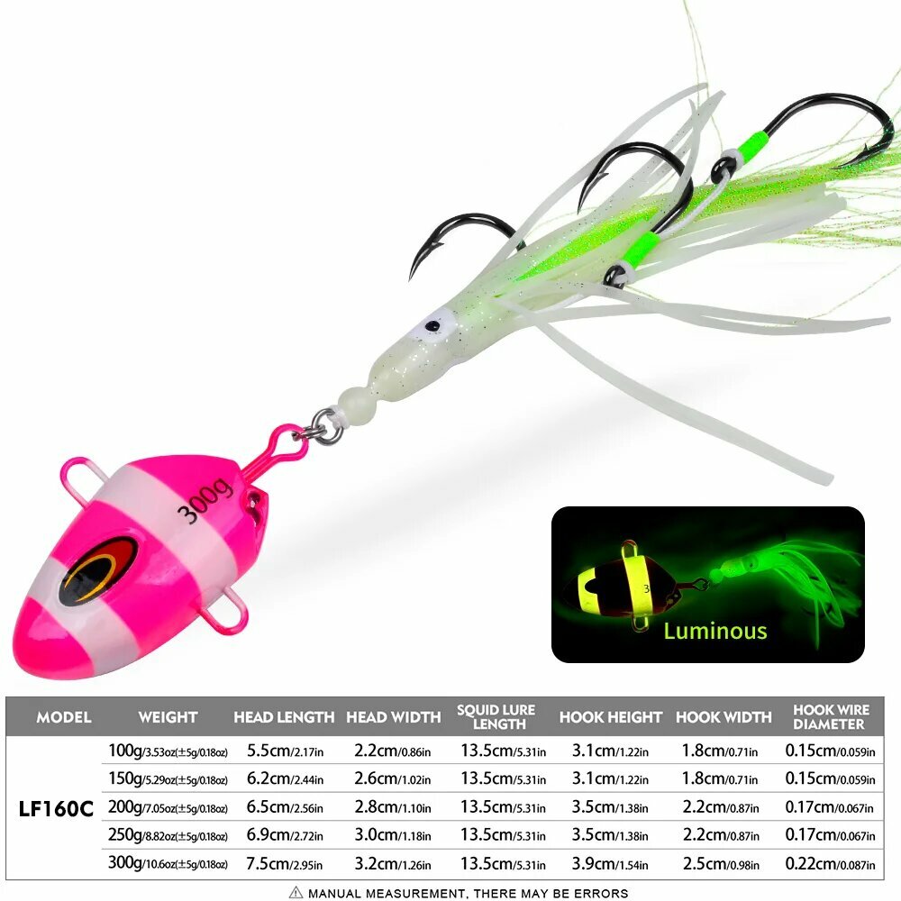 Proberos Jig LF160C, 300g, ColorC