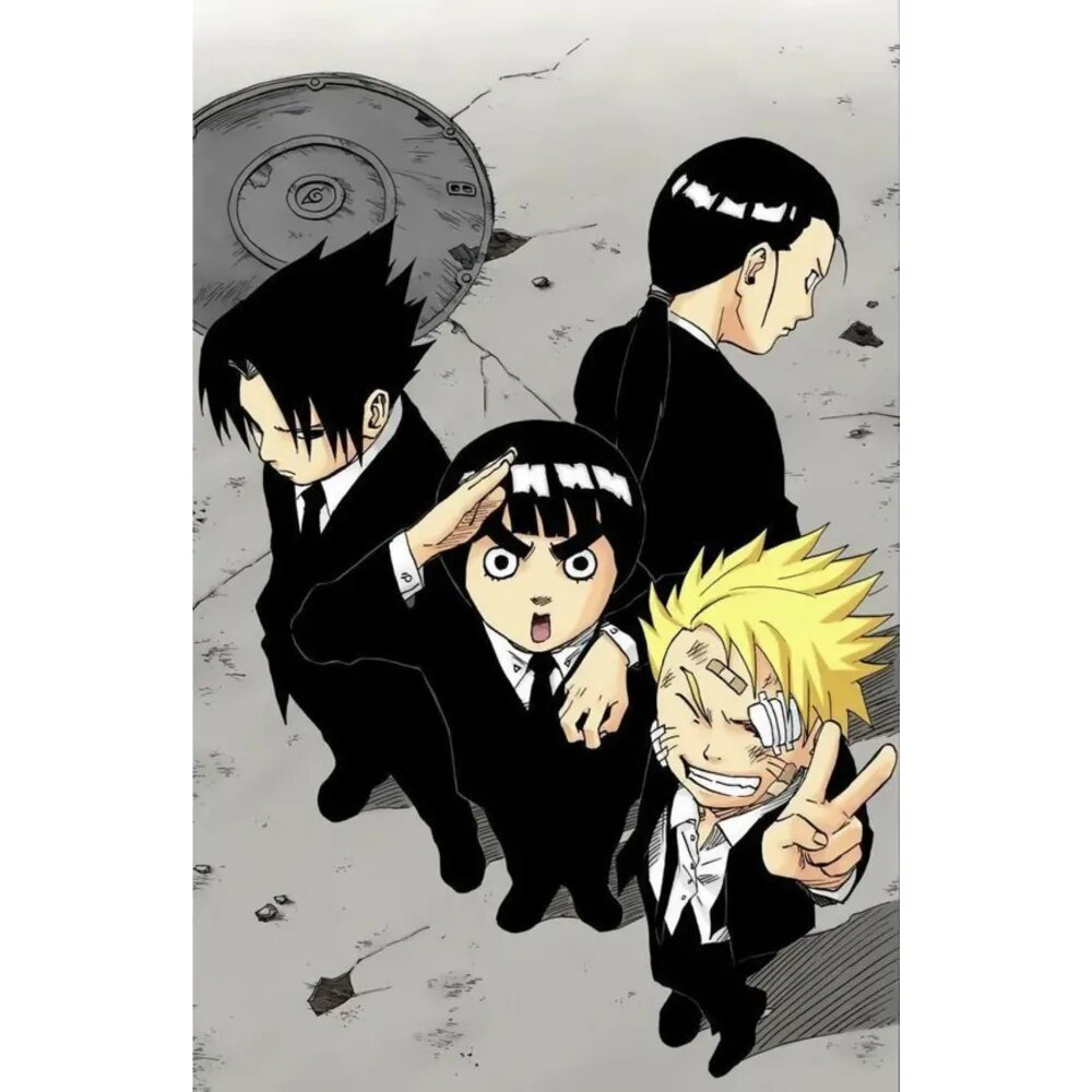 Алмазная Мозаика "Наруто Аниме Шикамару Нара" 40х50 См Алмазная Вышивка / Картина Стразами Подарков / Украшения