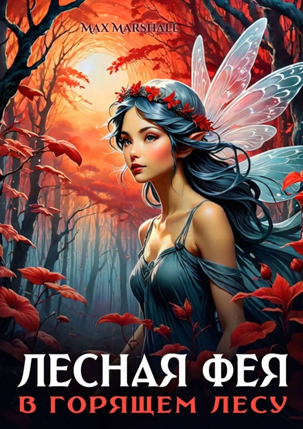 Лесная фея в горящем лесу [Цифровая книга]